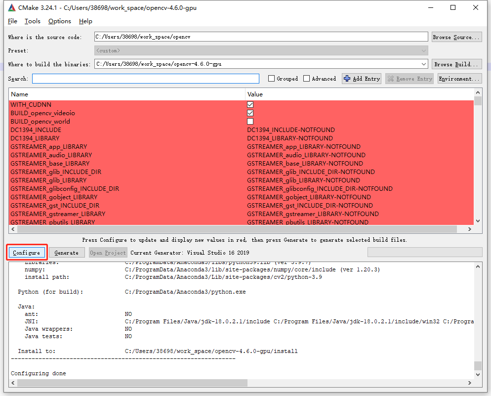 win10 python环境安装GPU版本opencv并简单使用 | 沉舟侧畔千帆过