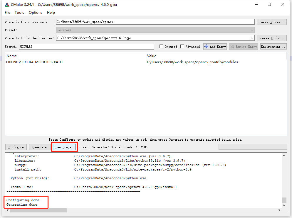 win10 python环境安装GPU版本opencv并简单使用 | 沉舟侧畔千帆过